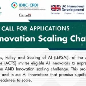 Call for Applications: AI4D Innovation Scaling Challenge 2025 (up to ...