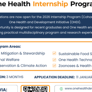 Call for Applications: OHDI One Health Internship Program 2026 - GABATA