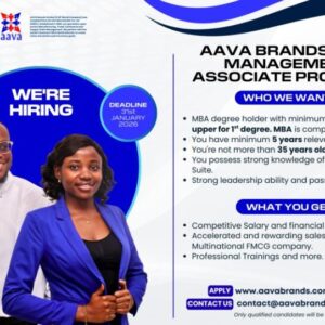 AAVA Brands Management Associate Trainee Program 2026 - GABATA