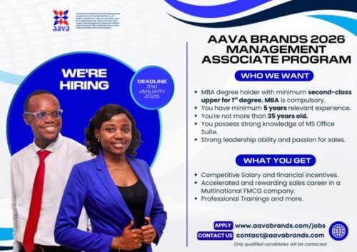 AAVA Brands Management Associate Trainee Program 2026 - GABATA
