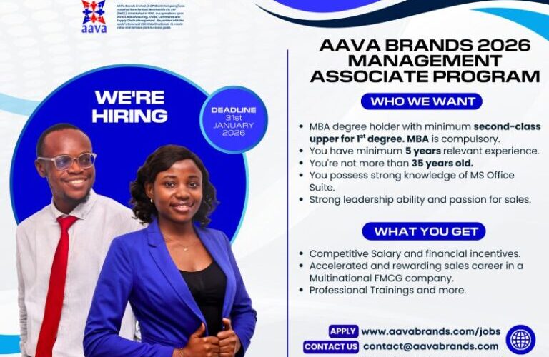 AAVA Brands Management Associate Trainee Program 2026 - GABATA